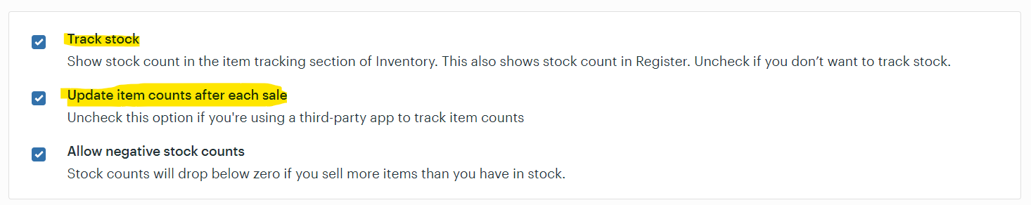 How To Enable Clover Inventory Tracking